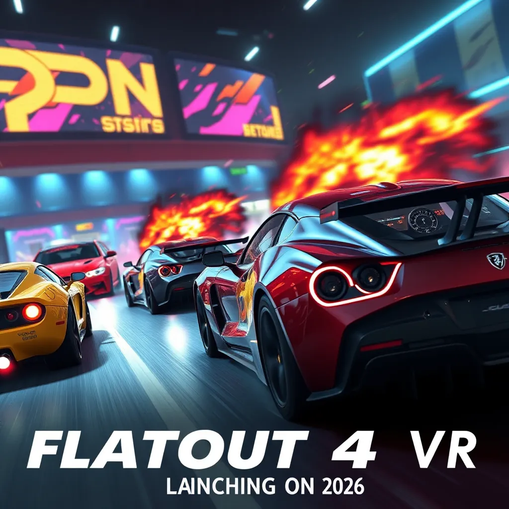 Flatout 4 VR Launching on May 7, 2026 : LevelUpTalk