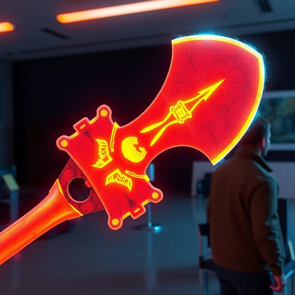 Explore the Fluorescent Leviathan Axe: Scale 1/1 : LevelUpTalk