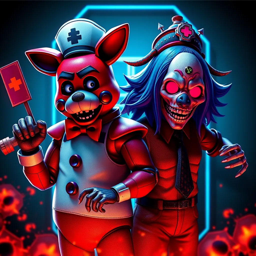 FNaF x DbD Concepts Showcase: The Nurse and Blight : LevelUpTalk