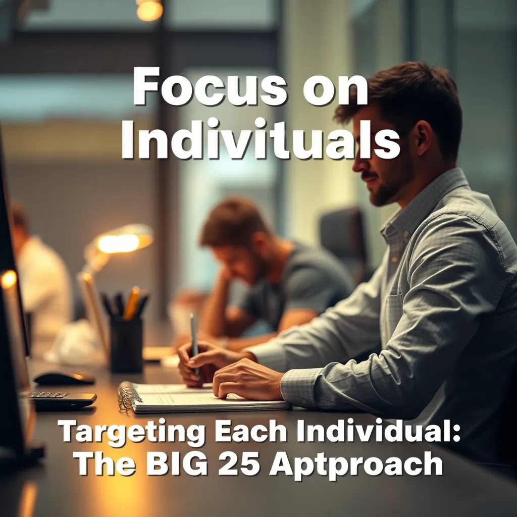 Targeting Each Individual: The BIG 25 Approach : LevelUpTalk