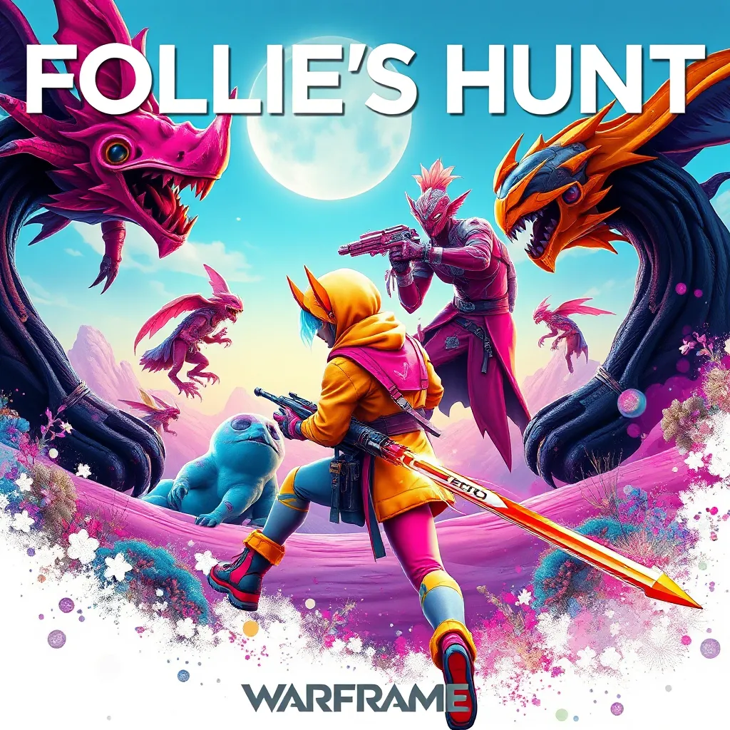 Explore Follie's Hunt: The New Ink-Themed Warframe Mode : LevelUpTalk