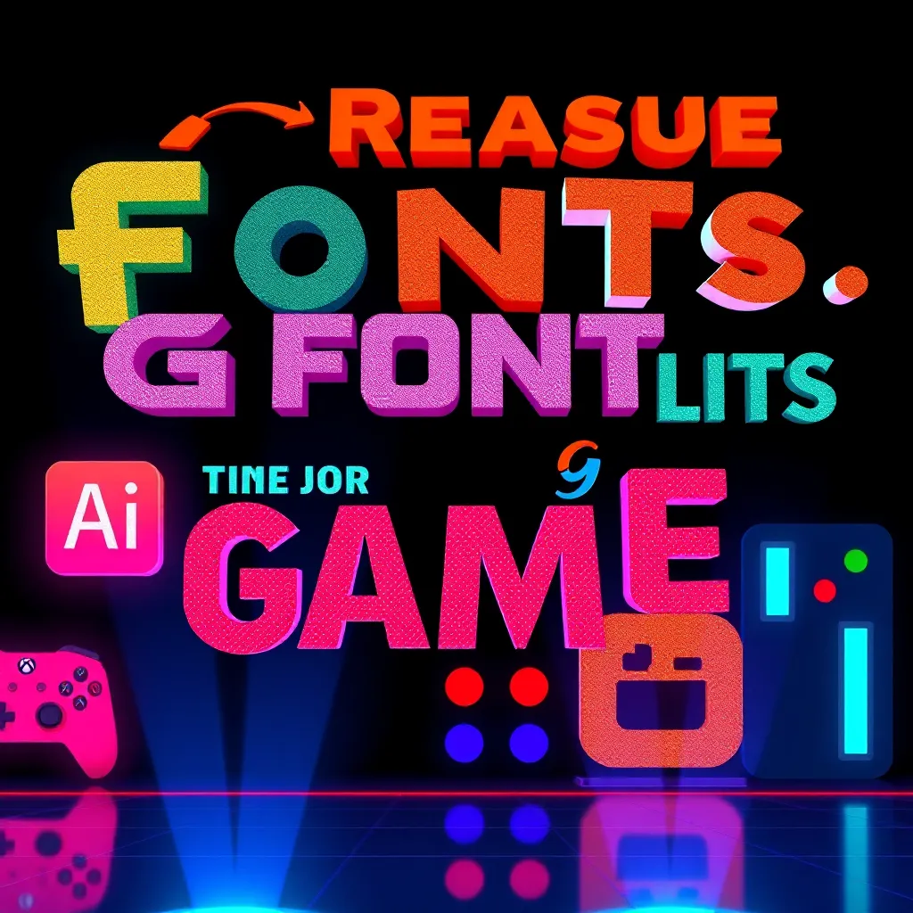 Explore Fonts Inspired by Iconic Game Visuals : LevelUpTalk