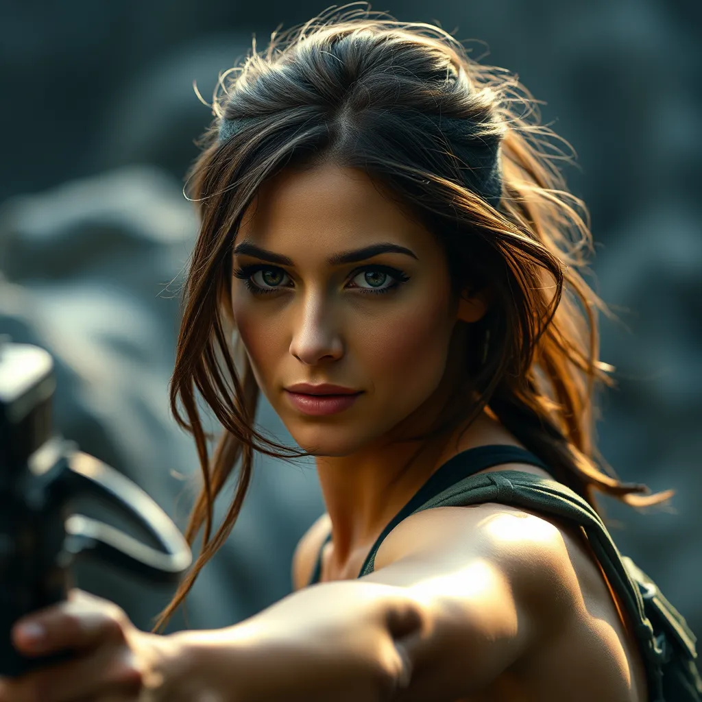 Former Lara Croft Actress Spotted on Tomb Raider Set : LevelUpTalk