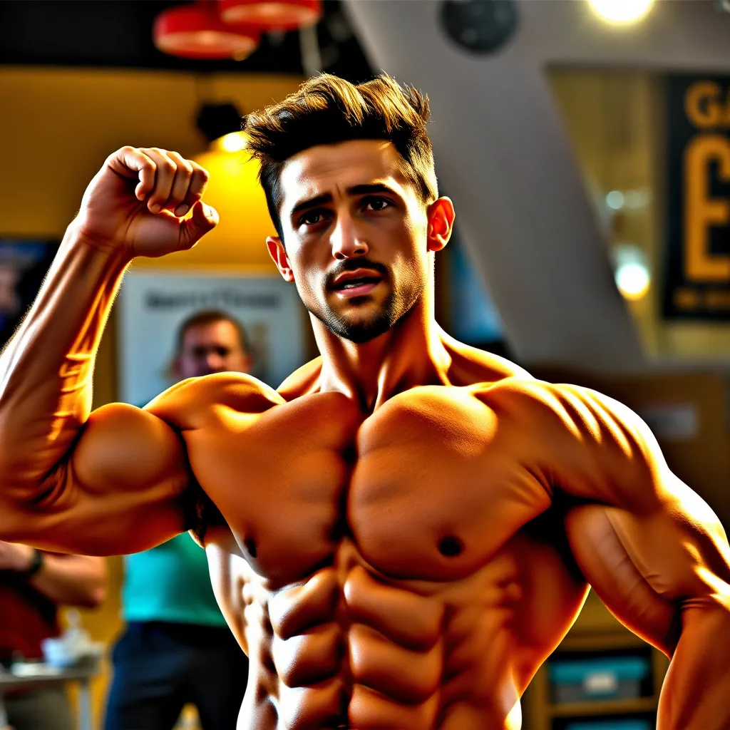 Forsen Shows Off His Impressive Muscles : LevelUpTalk