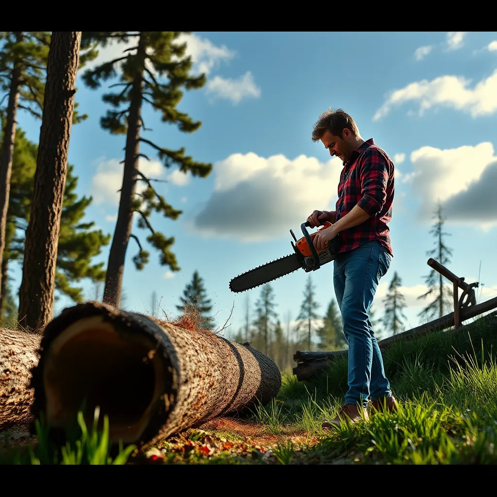 Forsen Takes Action: The Moment He Cuts Down a Tree : LevelUpTalk