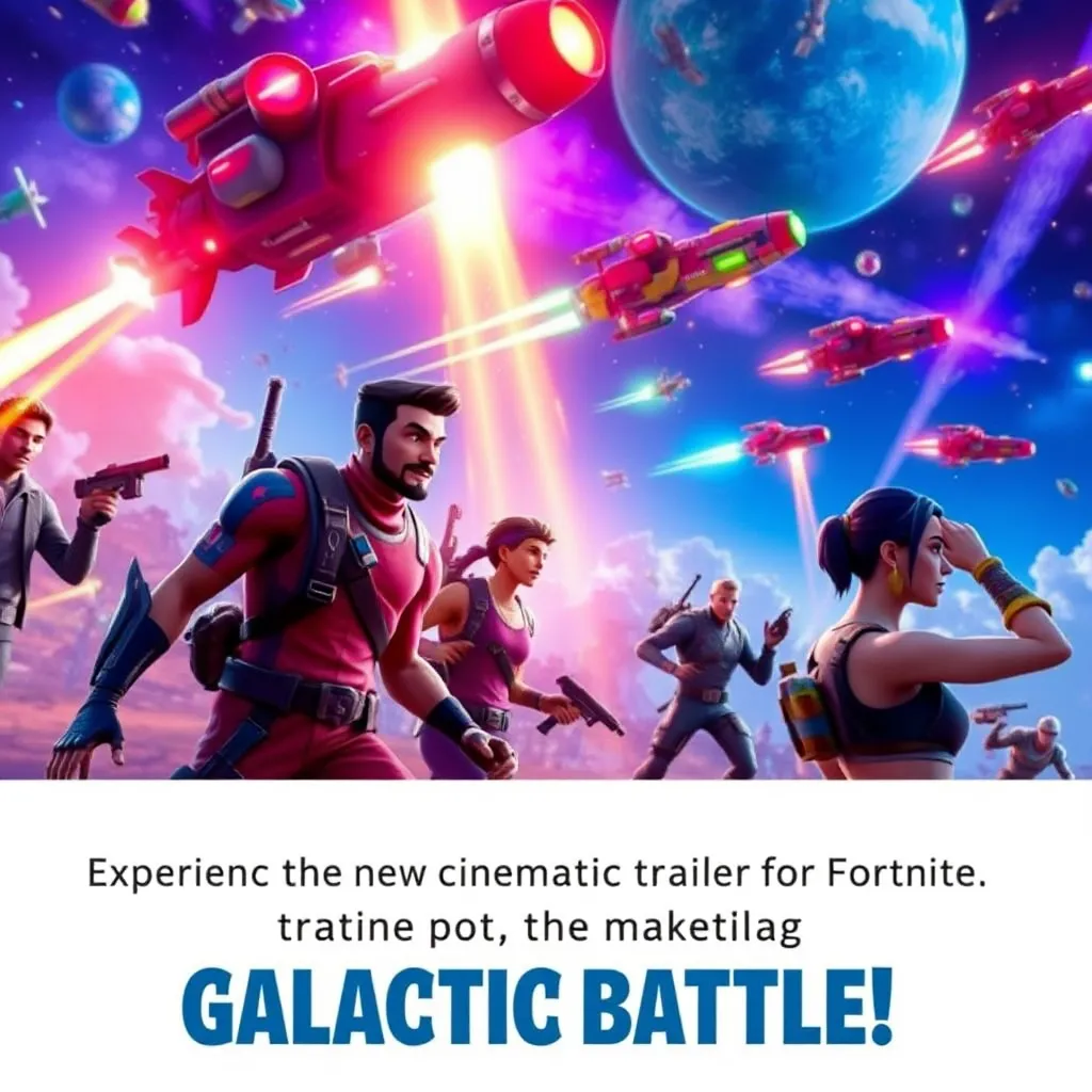 Experience the New Cinematic Trailer for Fortnite: GALACTIC BATTLE! : LevelUpTalk