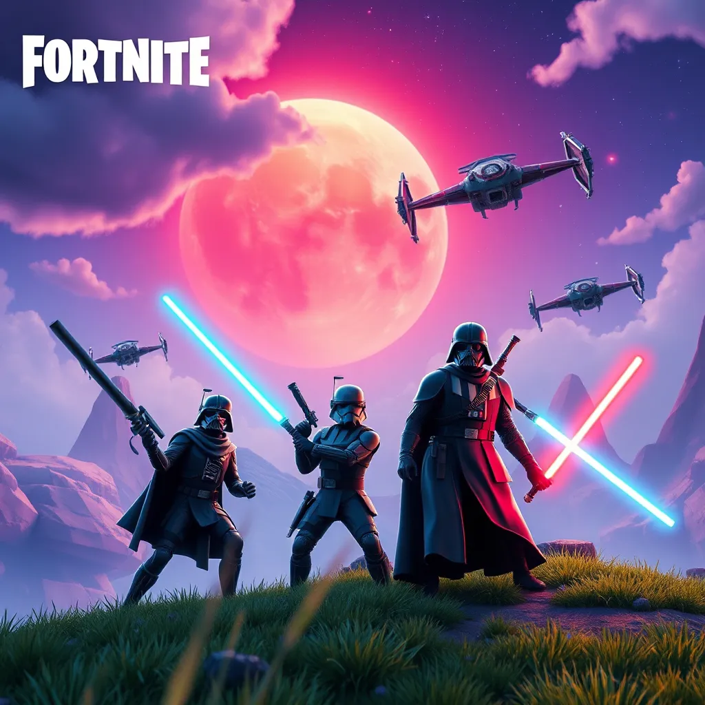 Epic Fortnite Recreation of Iconic Star Wars Scenes : LevelUpTalk