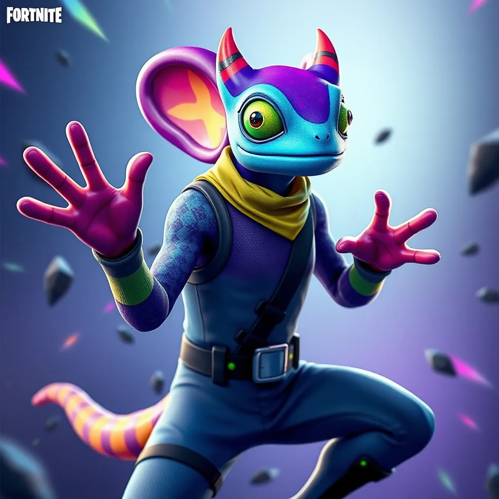Fortnite's New Ziggy: A Chameleon Character Concept : LevelUpTalk