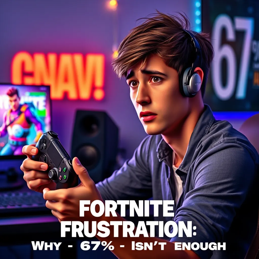 Fortnite Frustration: Why 67% Isn’t Enough : LevelUpTalk