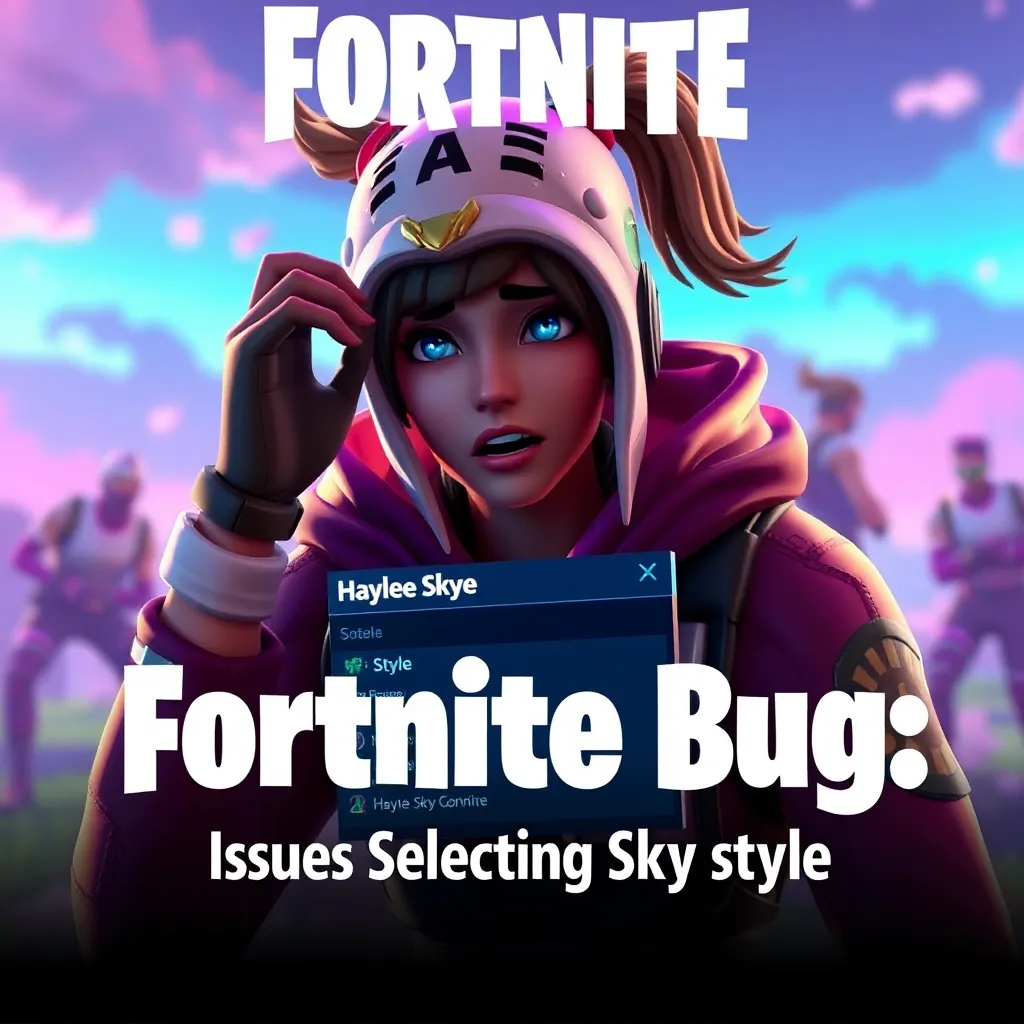 Fortnite Bug: Issues Selecting Haylee Skye Style : LevelUpTalk