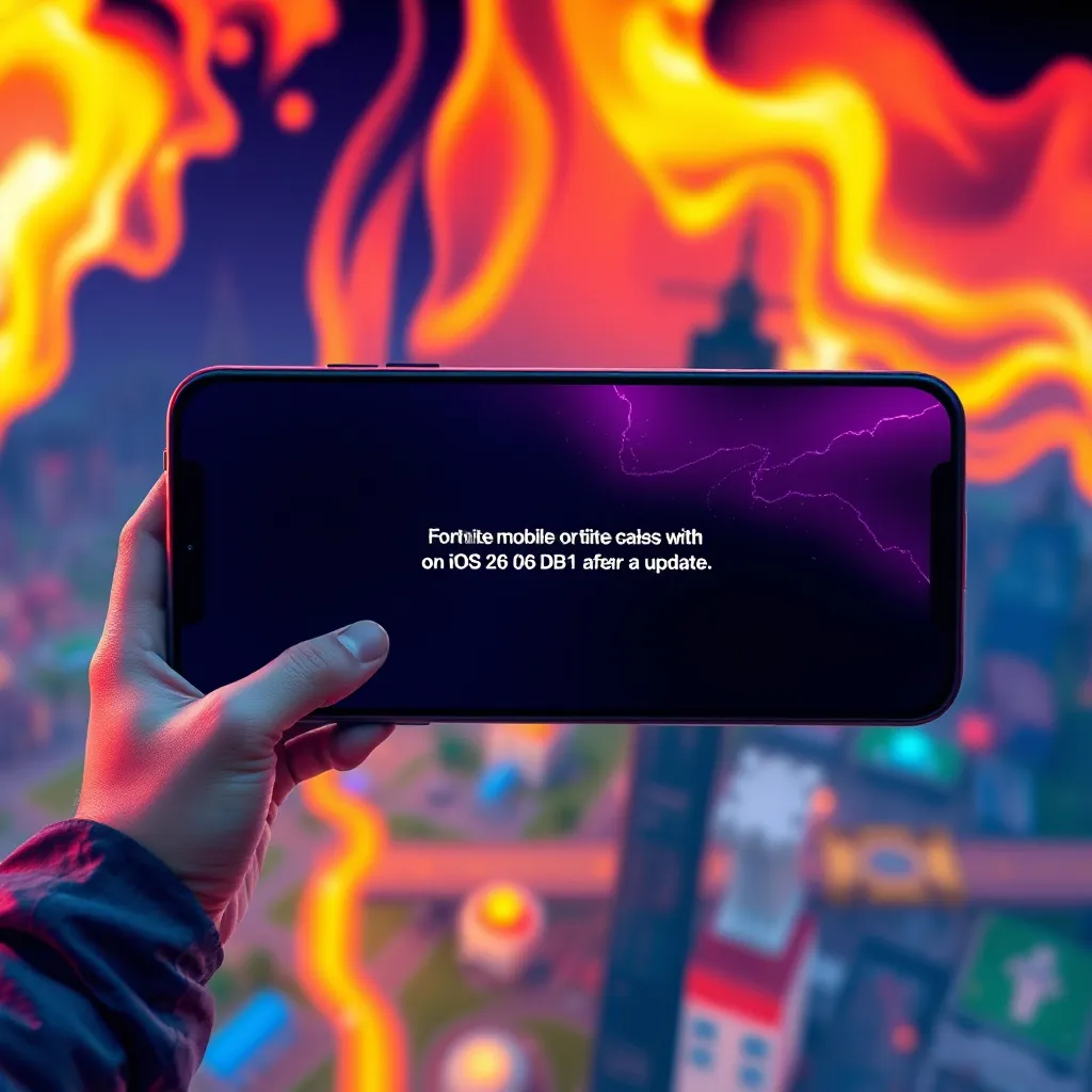 Fortnite Mobile Crashes on iOS 26 DB1 Update - Warning! : LevelUpTalk