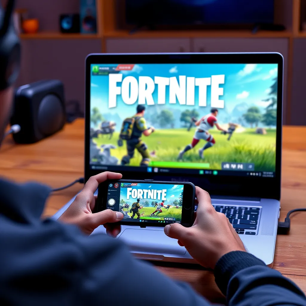 How to Play Fortnite Mobile Remotely from Your PC : LevelUpTalk