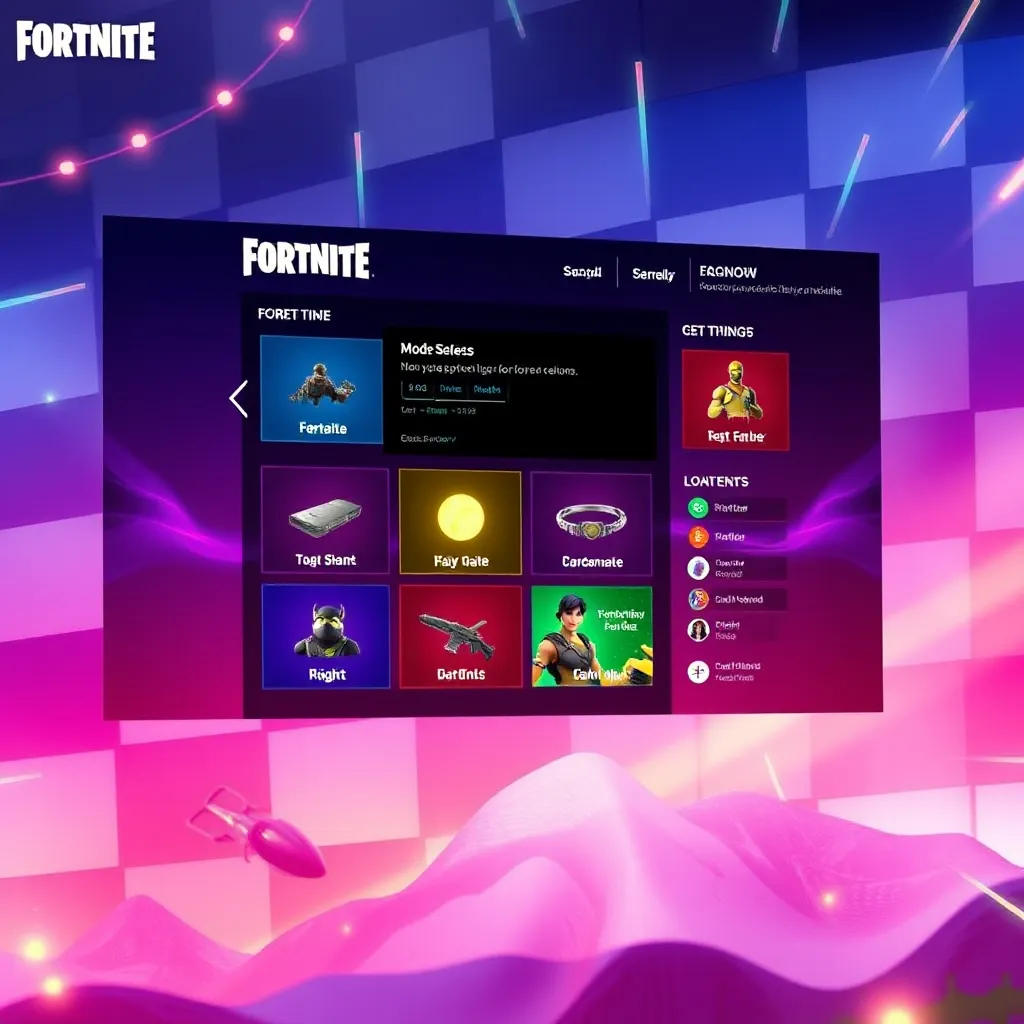 Innovative Revamp Concept for Fortnite Mode Selection UI : LevelUpTalk