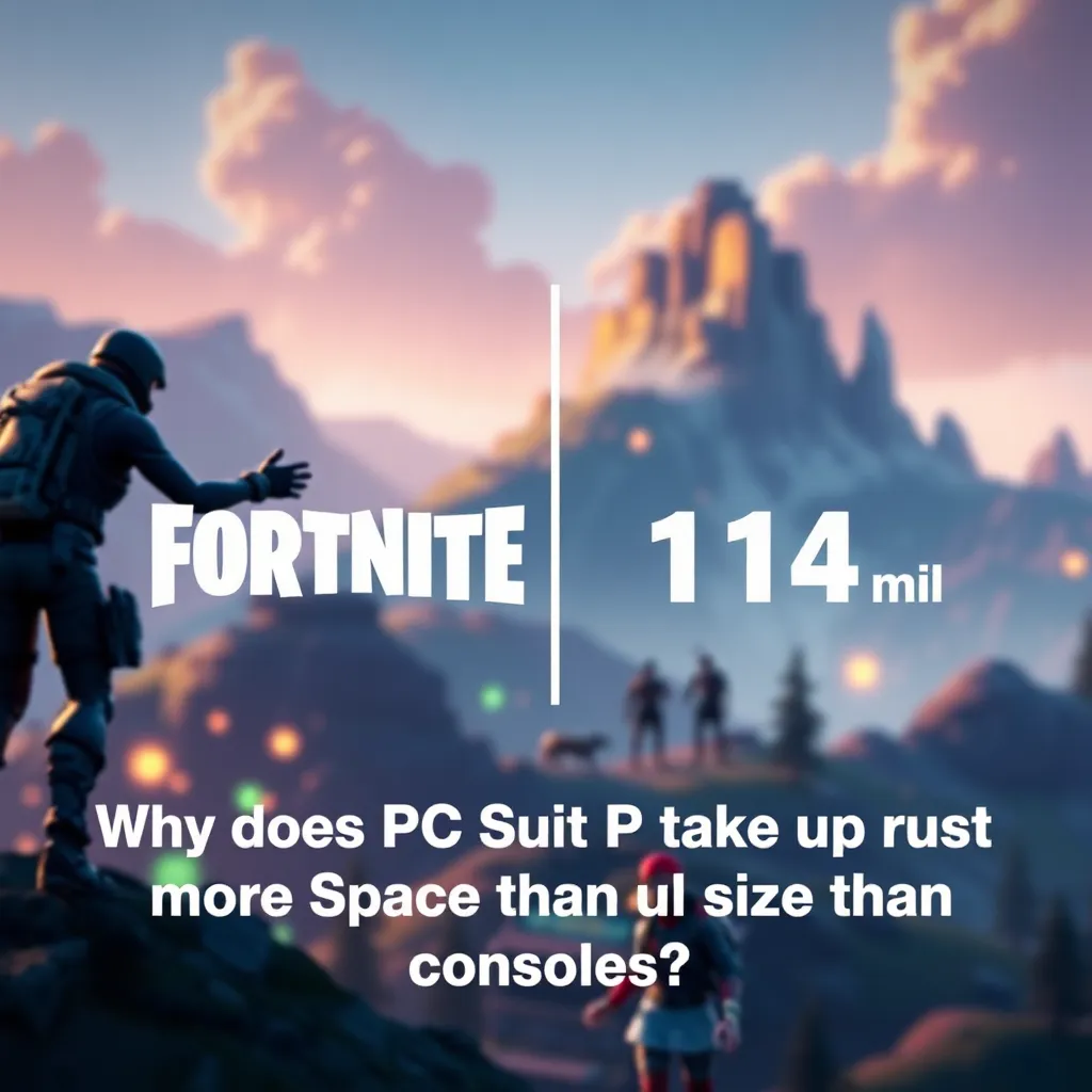 Why Does Fortnite On PC Take Up More Space Than Consoles? : LevelUpTalk