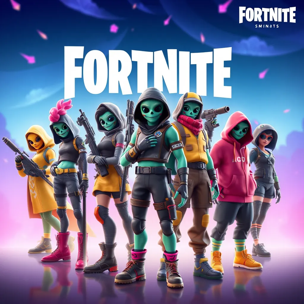 Epic Squid Game Meets Fortnite: Skins Showcase : LevelUpTalk