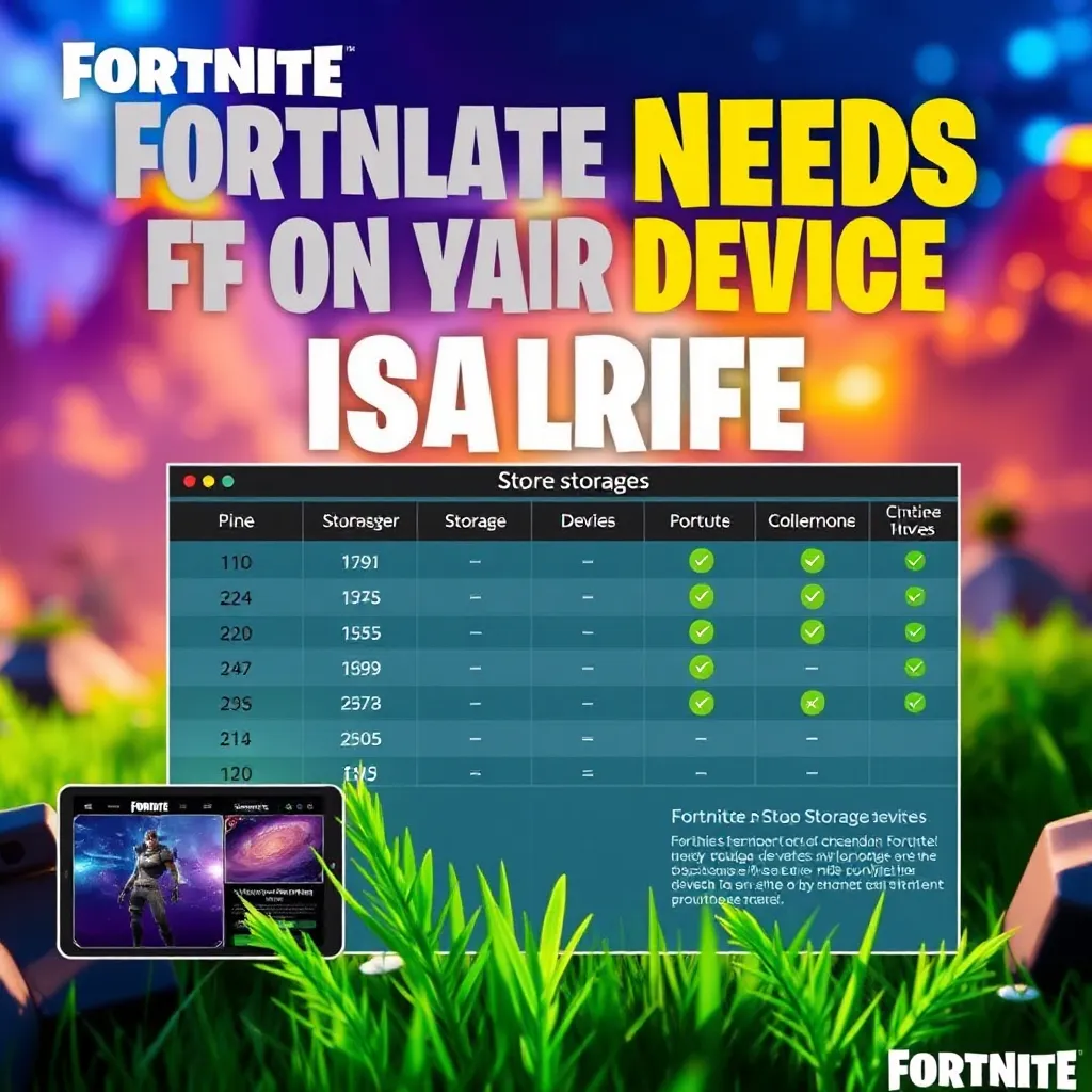 Explore Fortnite's Storage Needs on Your Device Today : LevelUpTalk