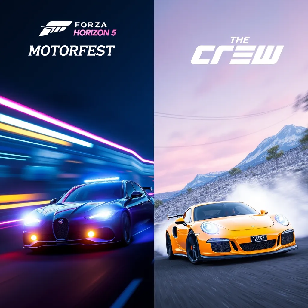 Racing Bonanza: Forza Horizon 5 vs. The Crew Motorfest : LevelUpTalk