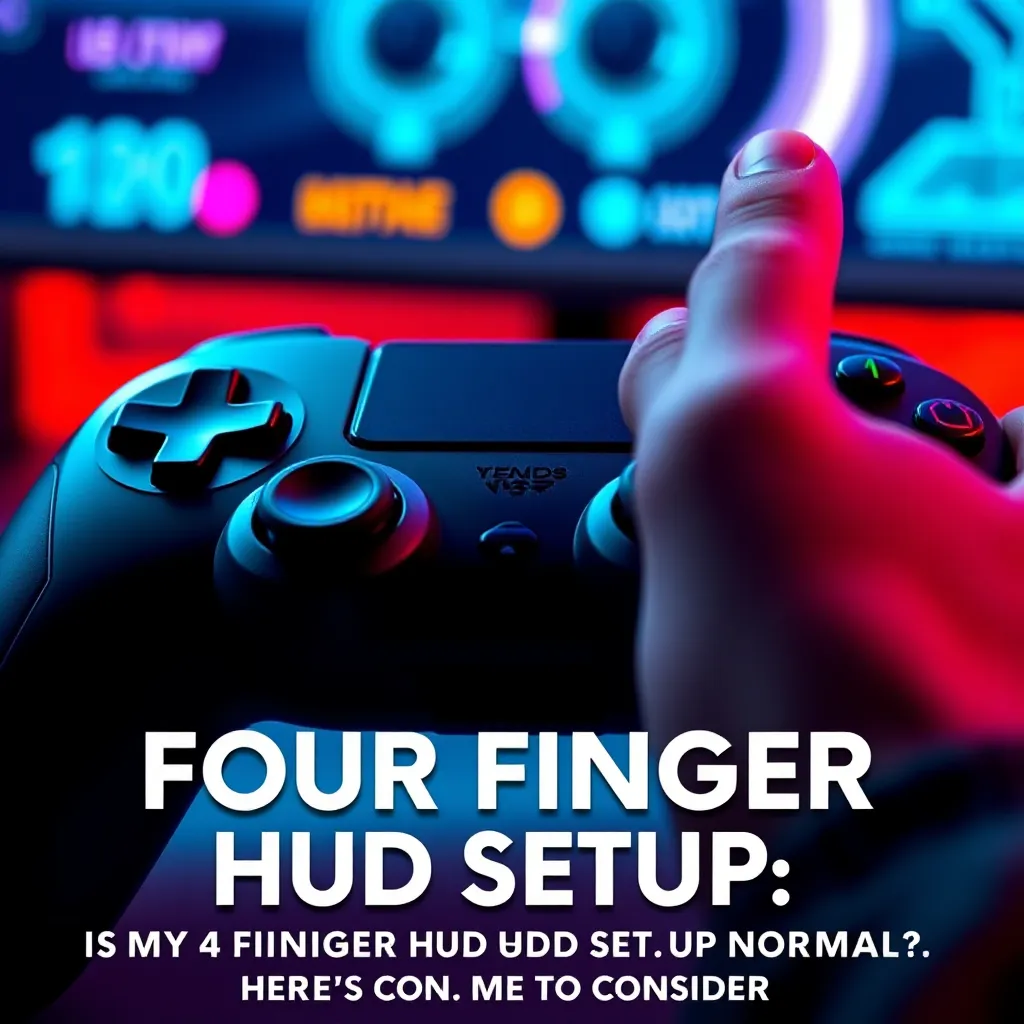 Is My 4 Finger HUD Setup Normal? Here's What to Consider : LevelUpTalk