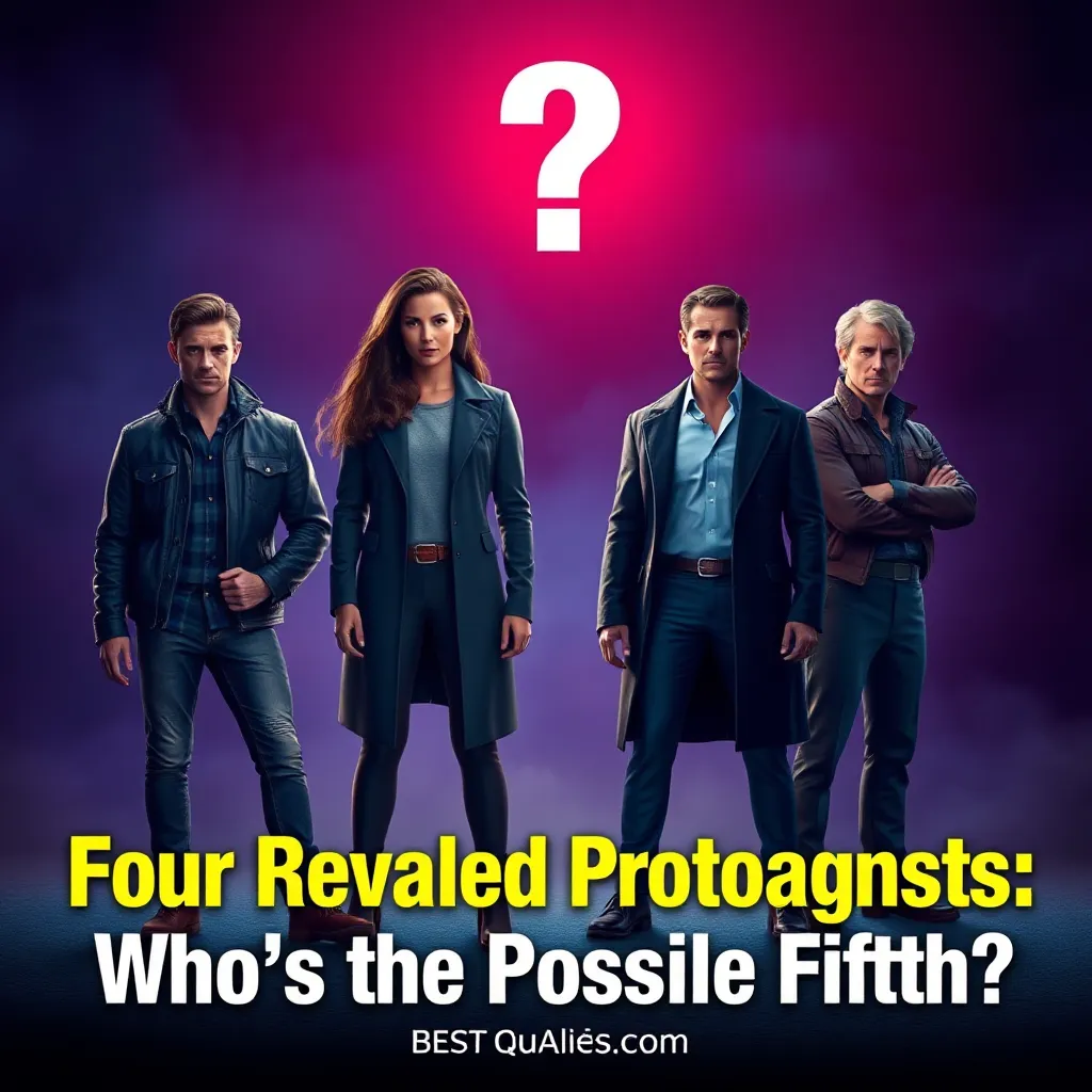 Four Revealed Protagonists: Who's the Possible Fifth? : LevelUpTalk