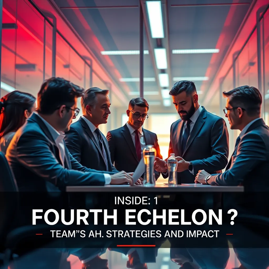 Inside Fourth Echelon Team's Strategies and Impact : LevelUpTalk