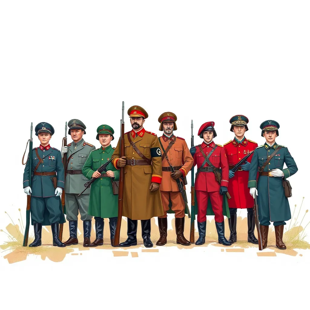 Sketch Depicts Soldiers of the Fourth Reich Group : LevelUpTalk