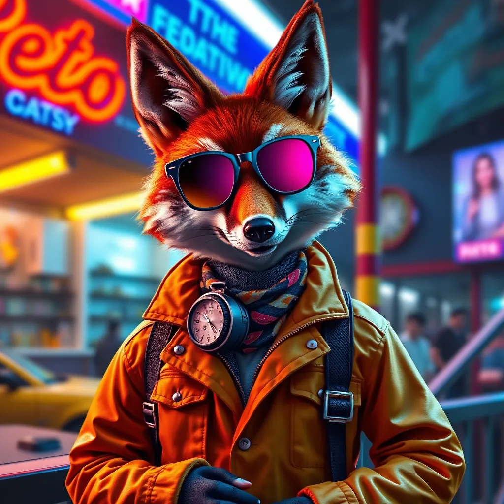 Retro Meets the Fox: A Unique Fusion of Styles : LevelUpTalk