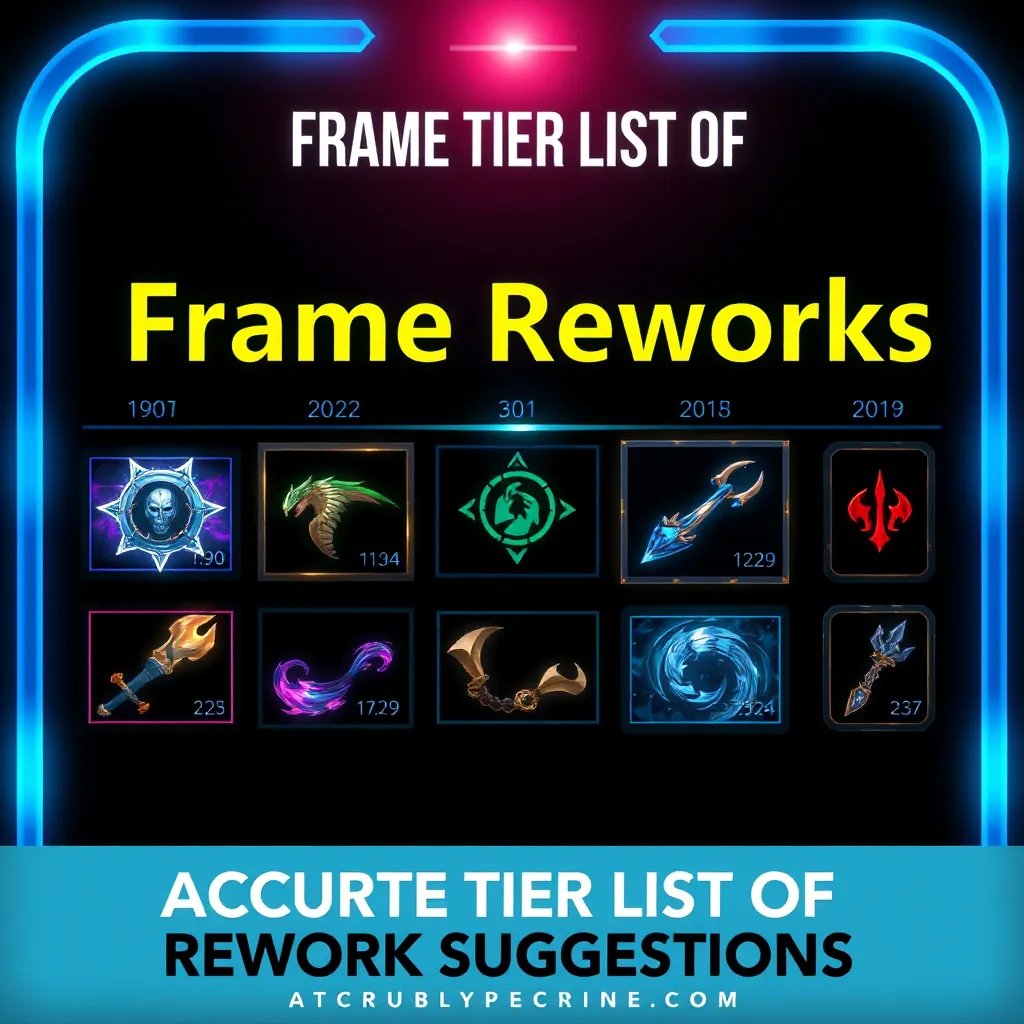 Accurate Tier List of Frames Rework Suggestions : LevelUpTalk