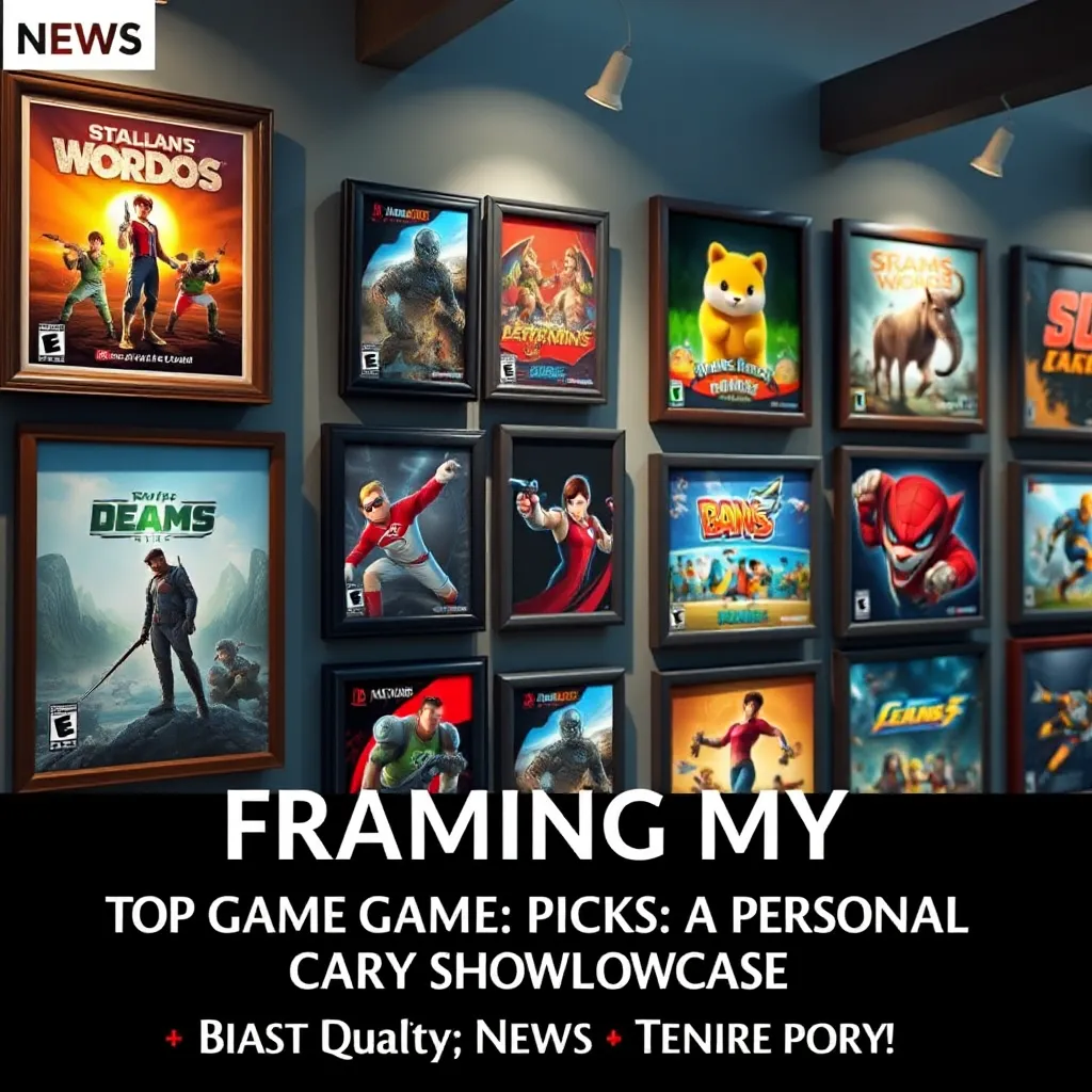 Framing My Top Game Picks: A Personal Showcase : LevelUpTalk