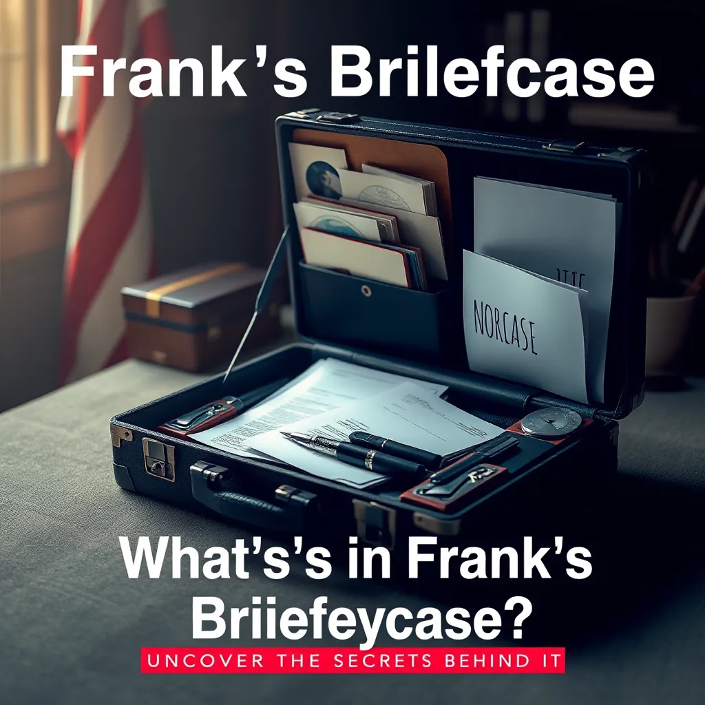 What’s In Frank’s Briefcase? Uncover the Secrets Behind It : LevelUpTalk