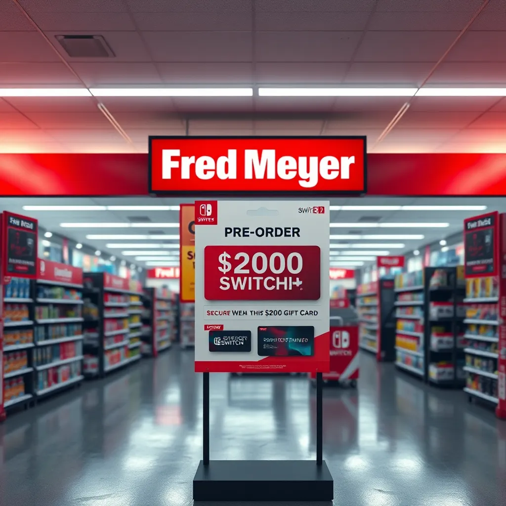 Secure Your Switch 2: Pre-Orders Available at Fred Meyer : LevelUpTalk