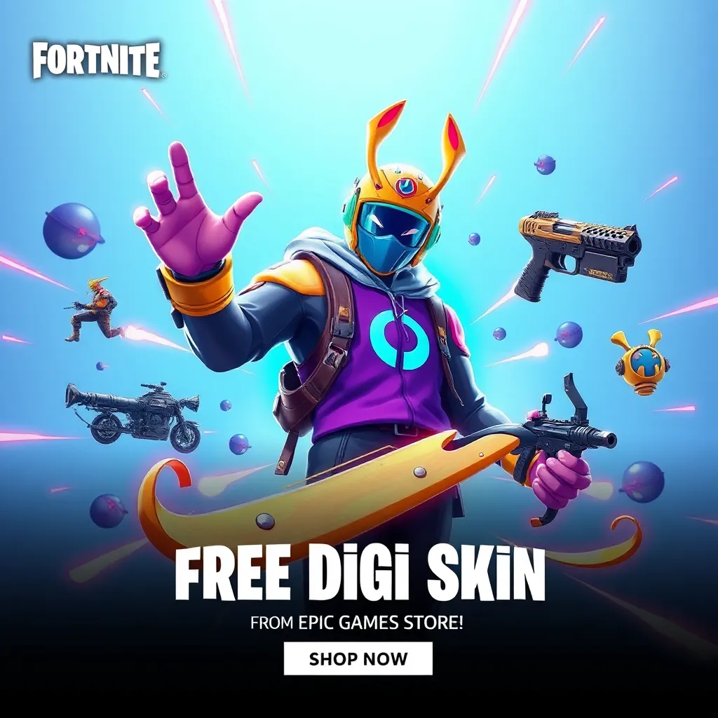 Get Your Free Digi Skin Today from Epic Games Store! : LevelUpTalk