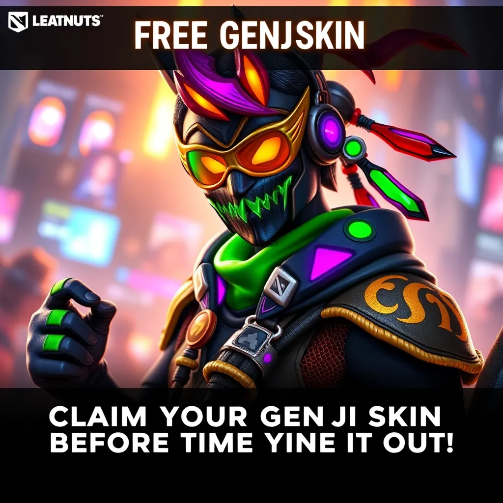 Claim Your Free Genji Skin Before Time Runs Out! : LevelUpTalk
