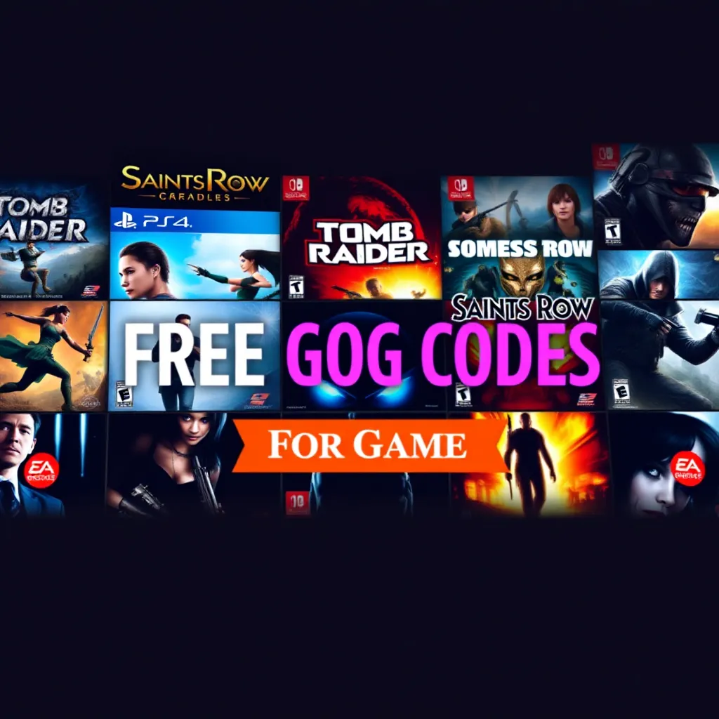 Get Free Gog Codes Today for Hit Games like Tomb Raider : LevelUpTalk