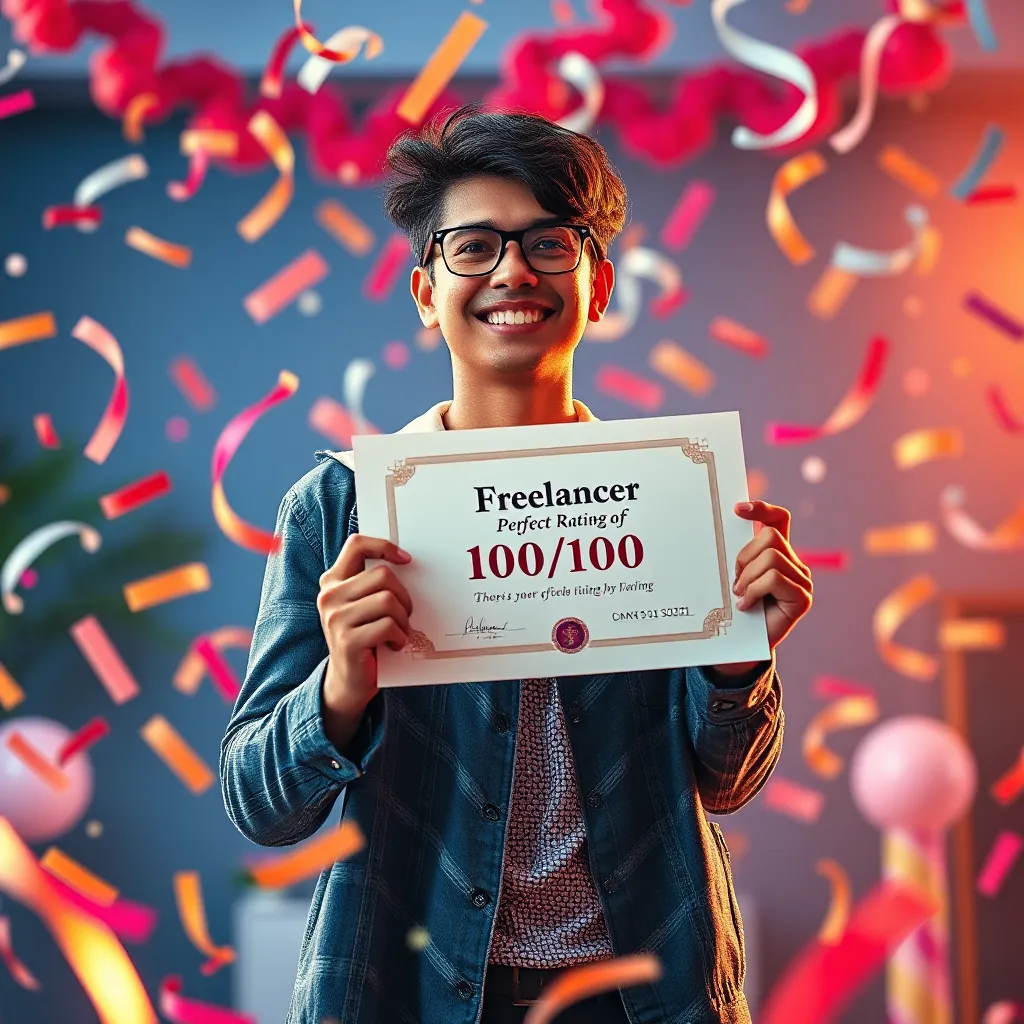 Freelancer Achieves Perfect Rating of 100/100 : LevelUpTalk