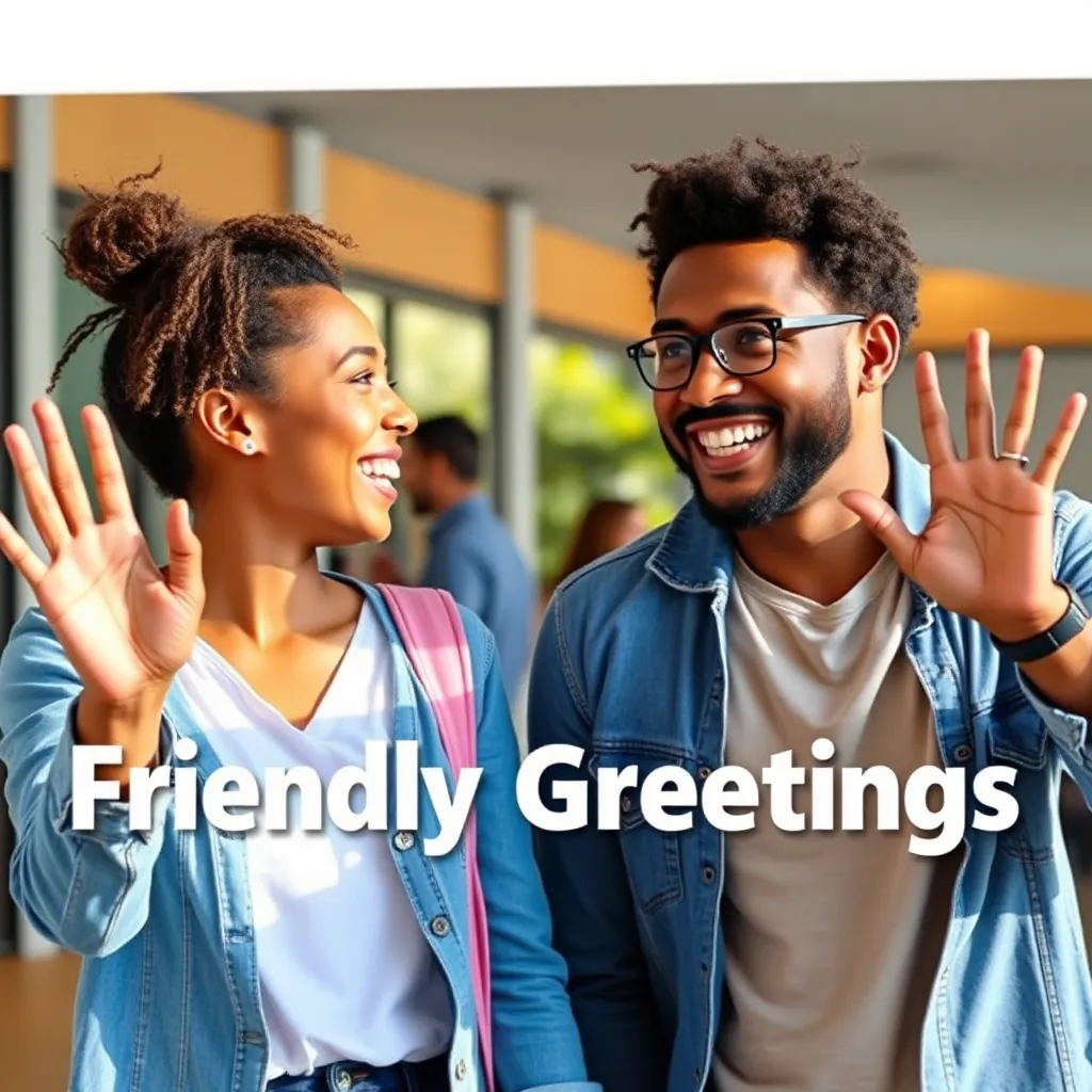 Friendly Greetings: A Cheerful Connection : LevelUpTalk