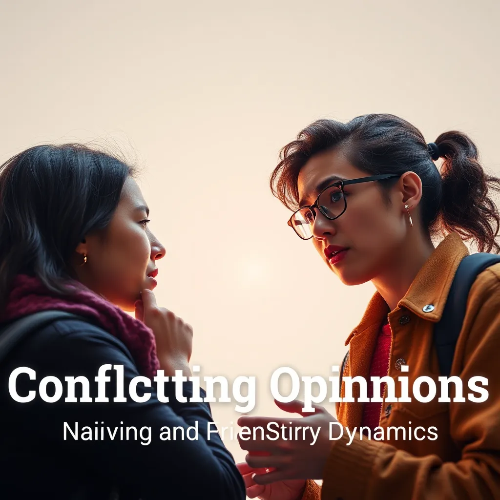 Conflicting Opinions: Navigating Friendship Dynamics : LevelUpTalk