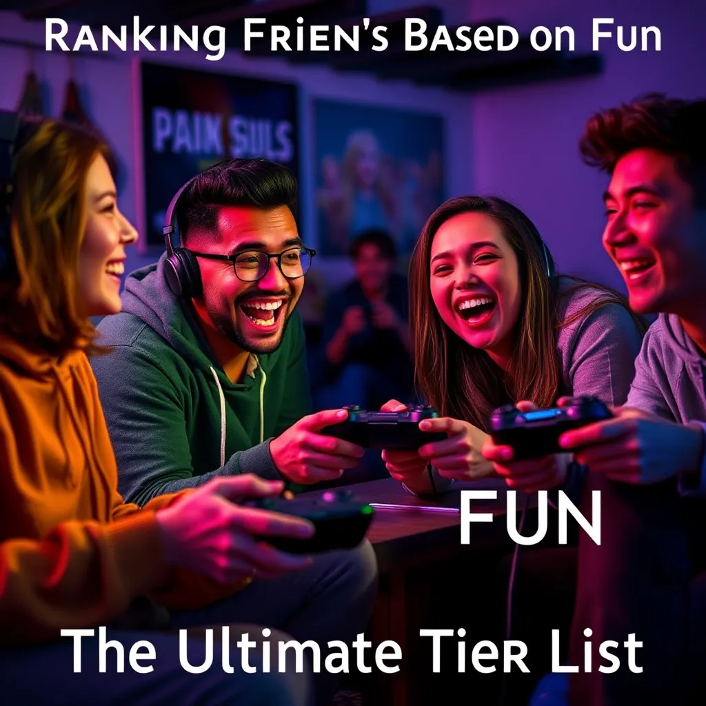 Ranking Friends Based on Fun: The Ultimate Tier List : LevelUpTalk