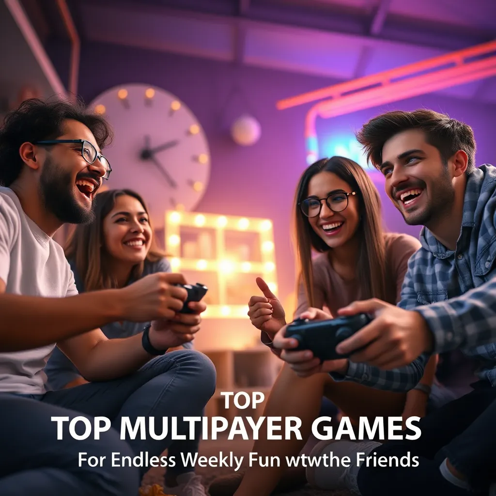 Top Multiplayer Games for Endless Weekly Fun with Friends : LevelUpTalk