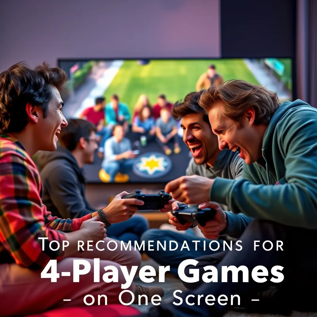 Top Recommendations for 4 Player Games on One Screen : LevelUpTalk