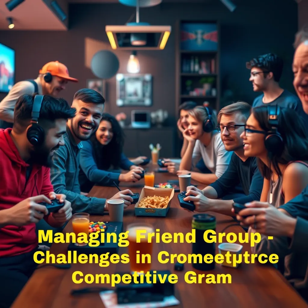 Managing Friend Group Challenges in Competitive Gaming : LevelUpTalk