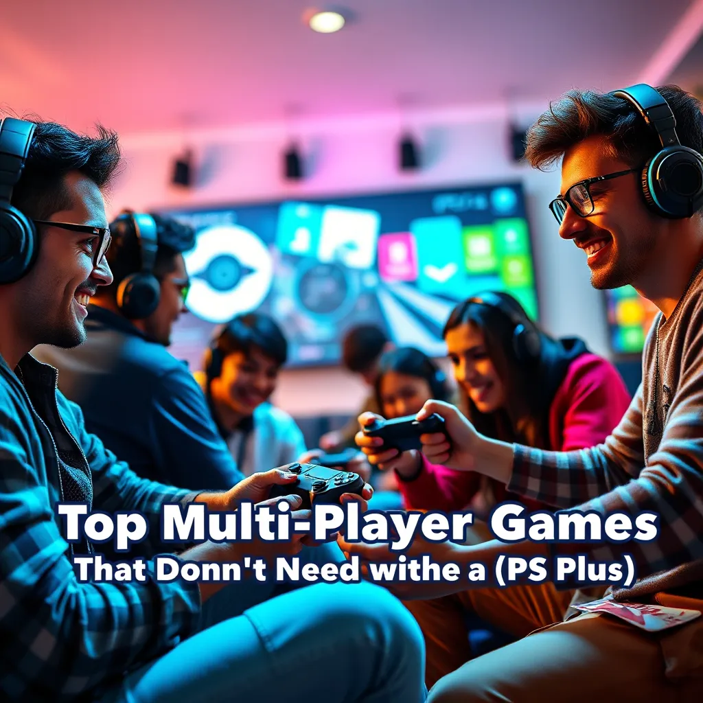 Top Multi-Player PS4 Games That Don't Need PS Plus : LevelUpTalk