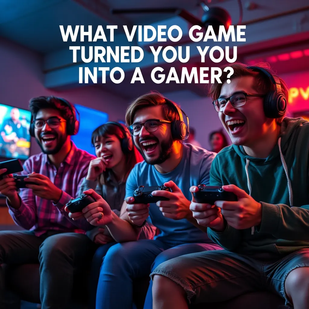What Video Game Turned You Into a Gamer? Find Out! : LevelUpTalk