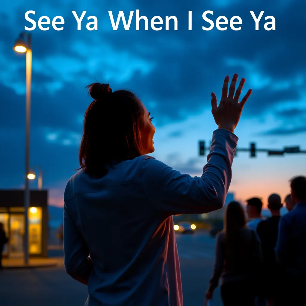 See Ya When I See Ya: A Real Goodbye Moment : LevelUpTalk