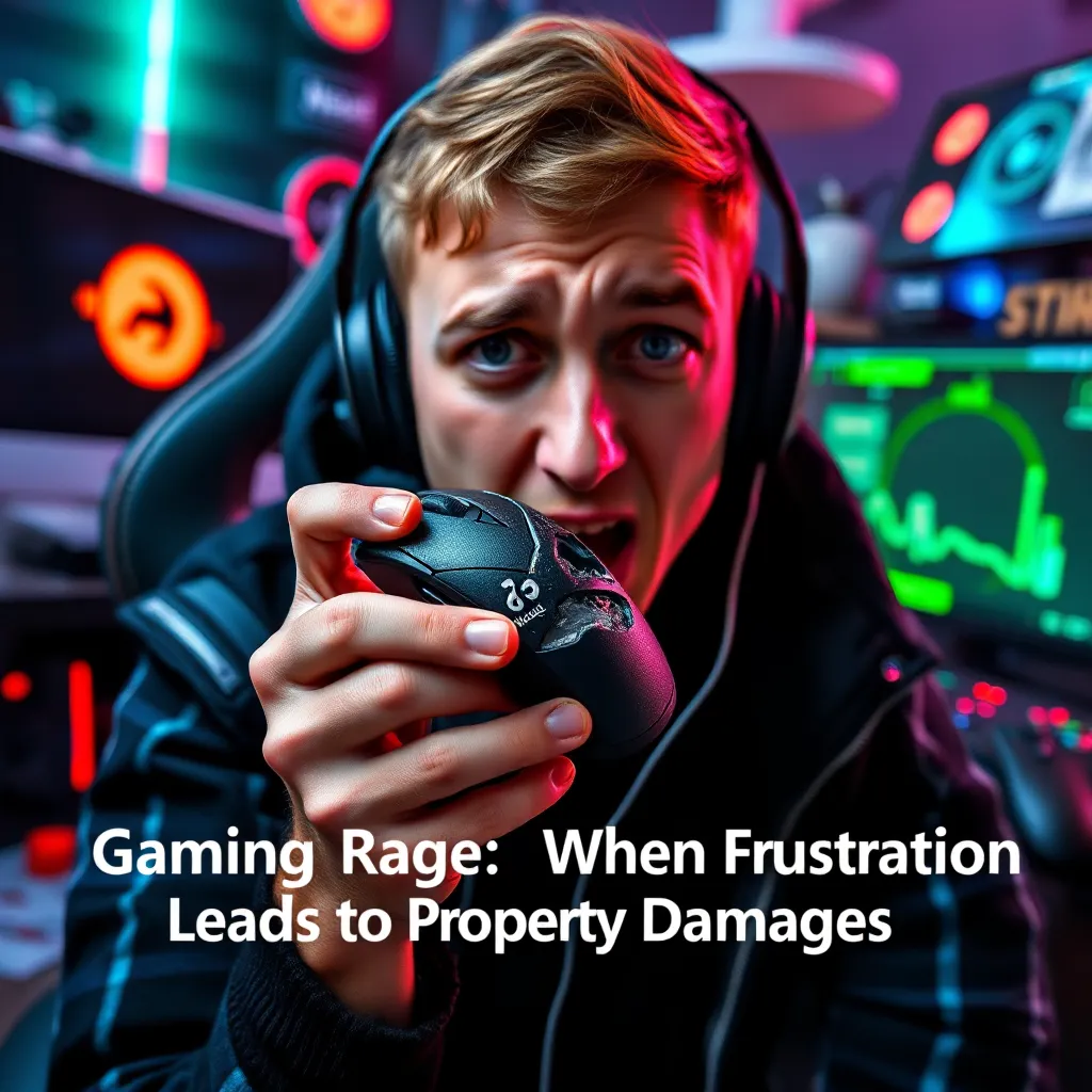 Gaming Rage: When Frustration Leads to Property Damage : LevelUpTalk