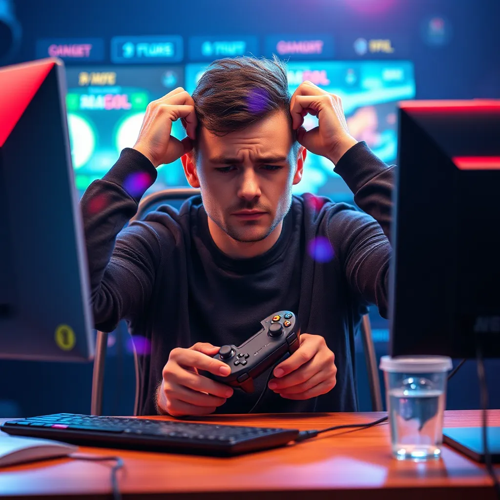 Gaming Struggles: Difficulty Level Frustration Revealed : LevelUpTalk