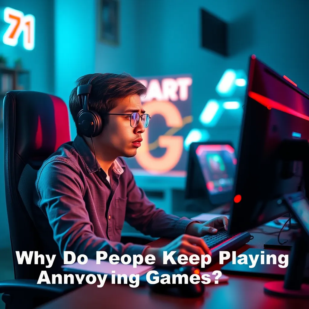 Why Do People Keep Playing Annoying Games? : LevelUpTalk