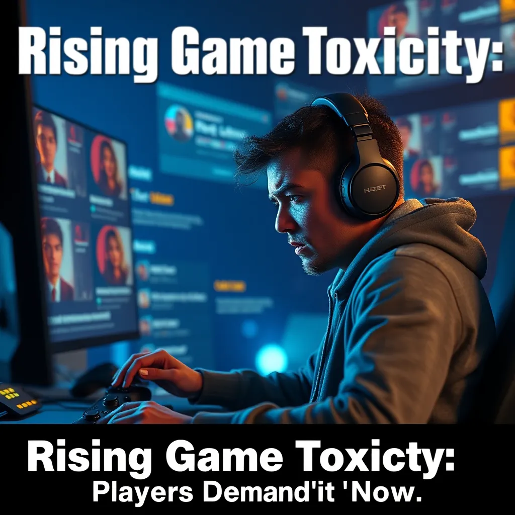 Rising Game Toxicity: Players Demand Action Now : LevelUpTalk