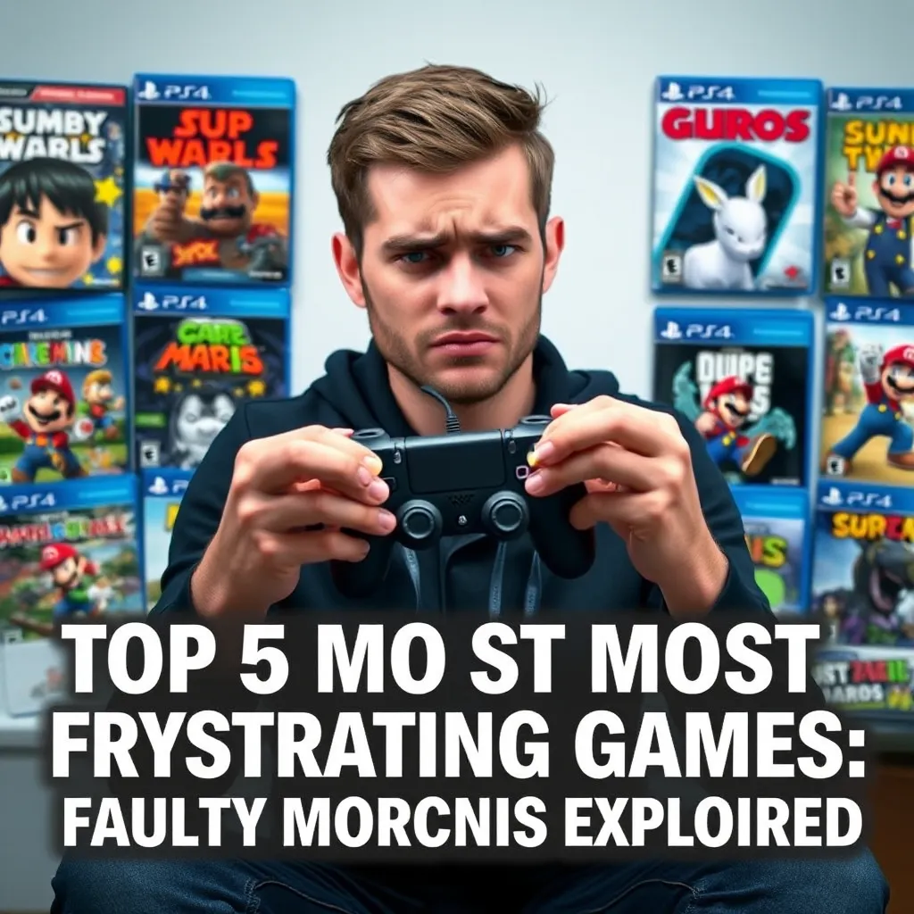 Top 5 Most Frustrating Games: Faulty Mechanics Explored : LevelUpTalk