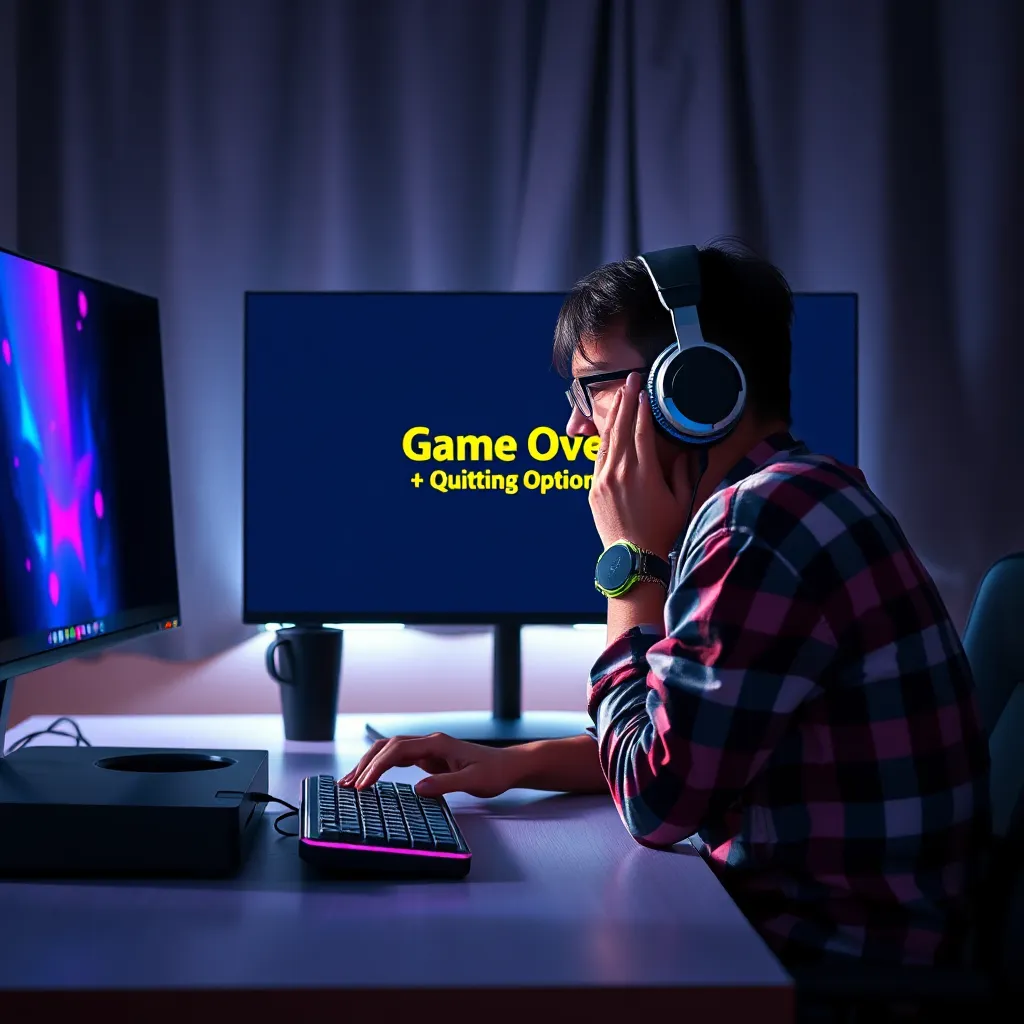 Frustration in Gaming: The Need for Quitting Options : LevelUpTalk