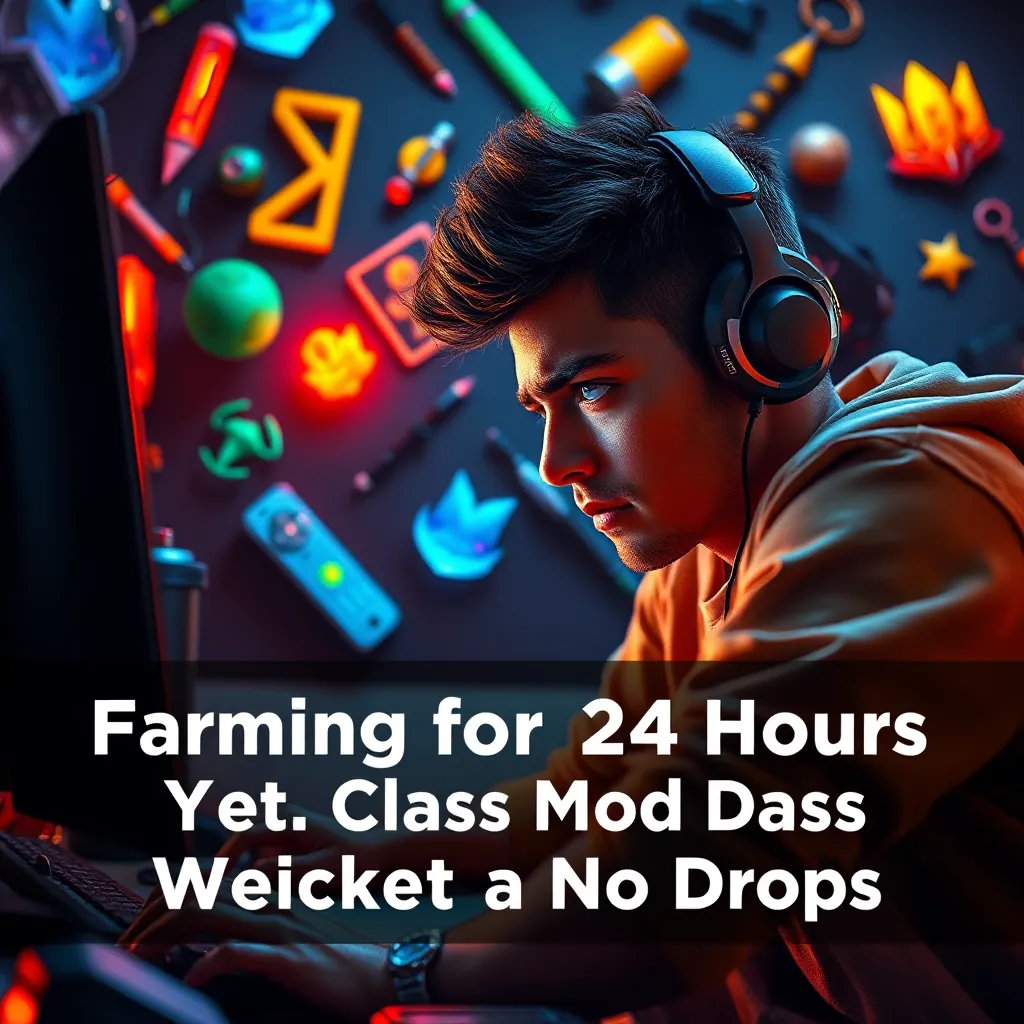 Farming for 24 Hours Yet No Class Mod Drop : LevelUpTalk